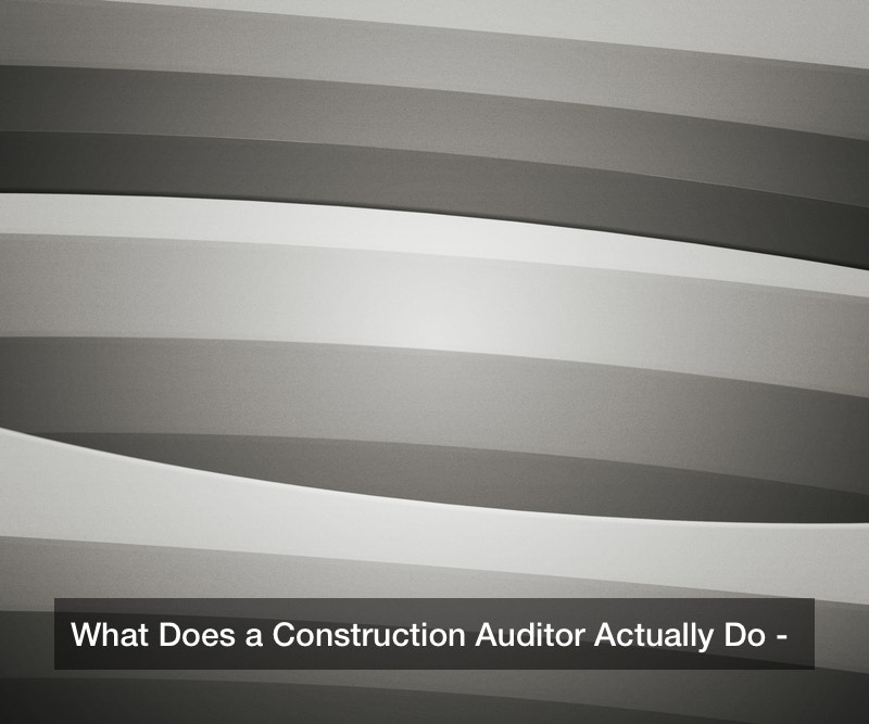 What Does a Construction Auditor Actually Do? - Business Training Video